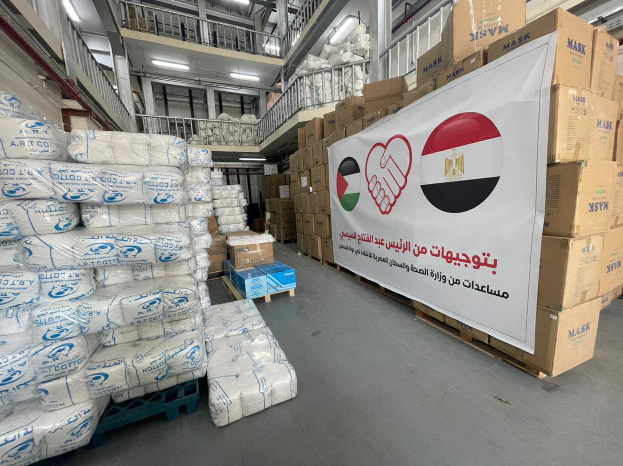Video| Egypt sends medical aid worth LE14 million to Palestinians in ...